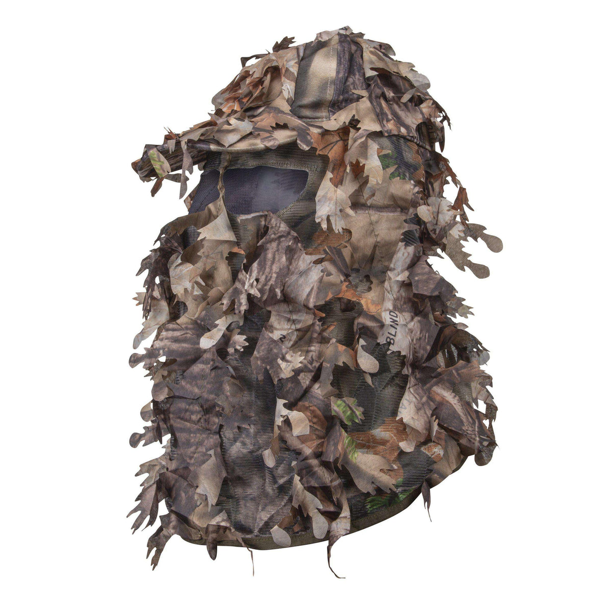 Woodland Brown Leafy Hat with Face Mask – Lightweight & Breathable ...